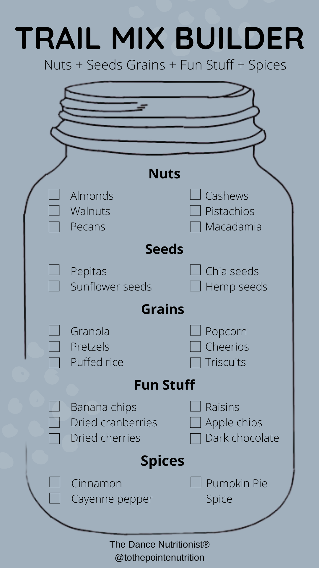 A Dancer's Diet: Build the Perfect Trail Mix - Dance Nutrition