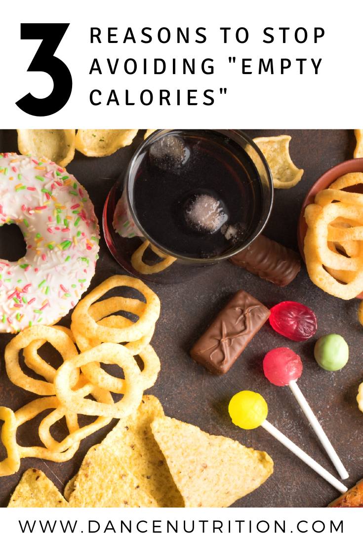 Stop Avoiding "Empty Calories" - Dance Nutrition