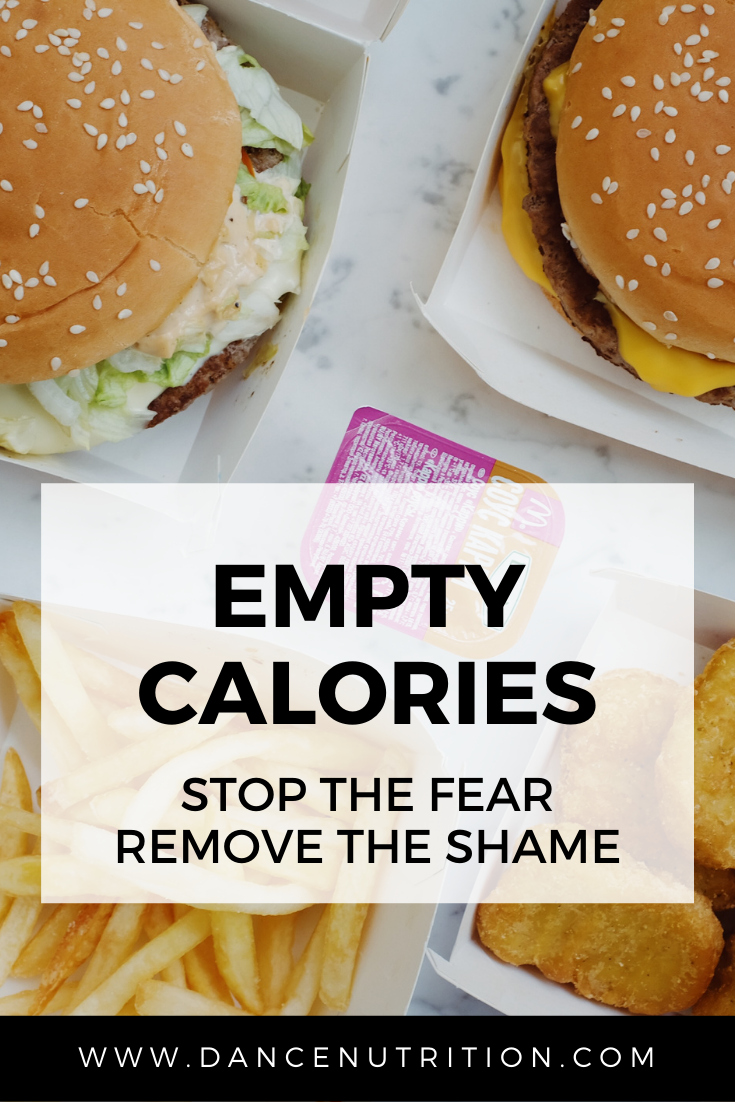 Stop Avoiding "Empty Calories" - Dance Nutrition