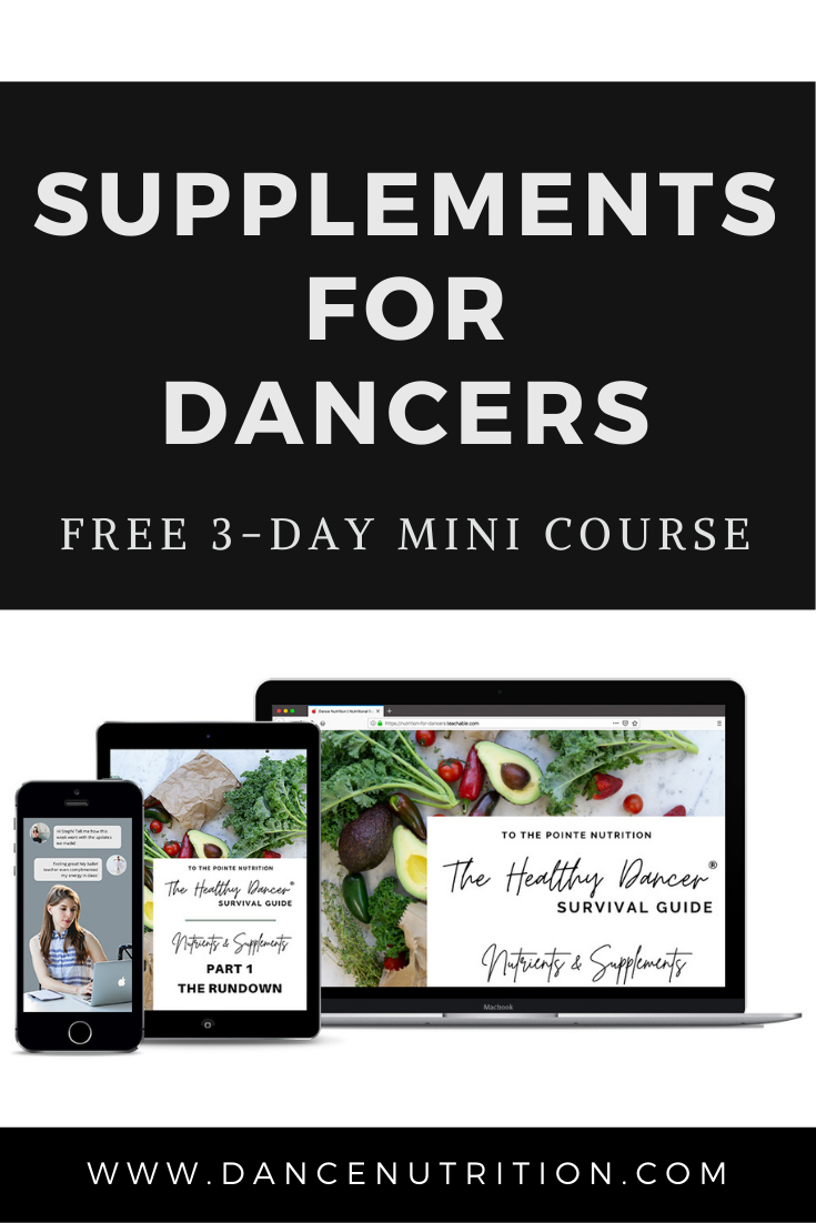 A Dancer's Diet: Nutrition Supplements - Dance Nutrition