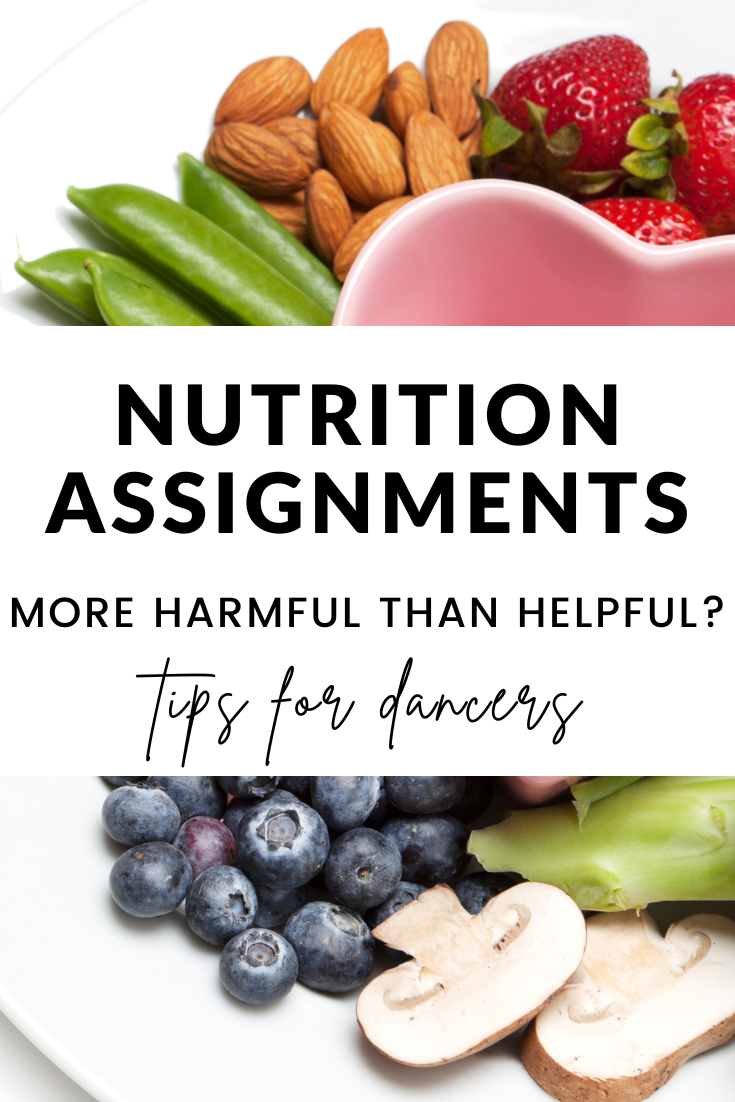 Help! My health & nutrition assignment is triggering - Dance Nutrition