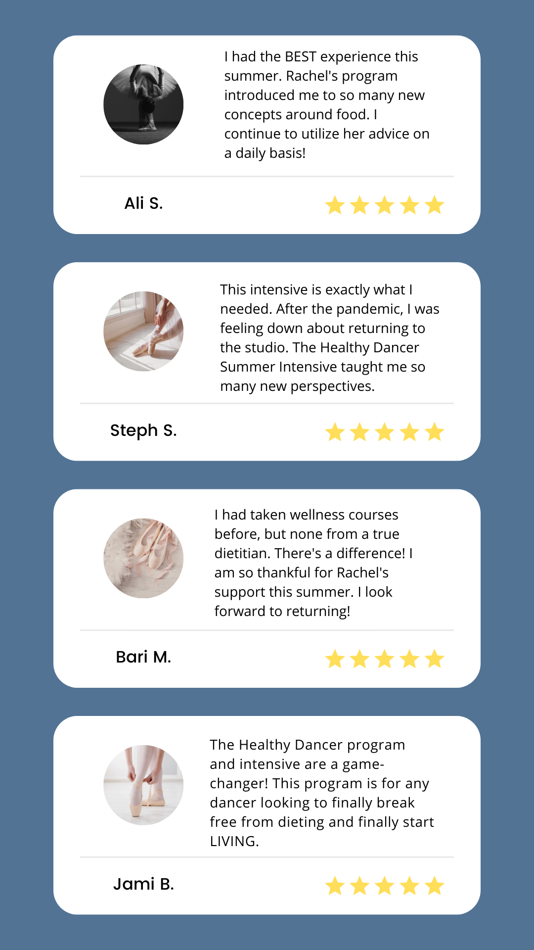 The Healthy Dancer® Summer Intensive - Dance Nutrition